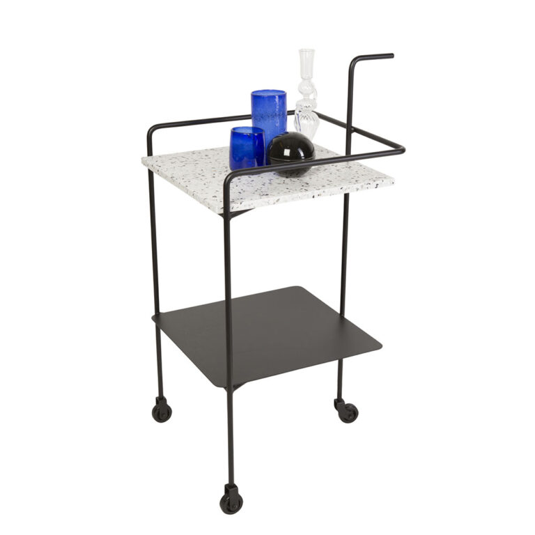 Confetti Trolley | Terrazzo Top Drinks and Tea Trolley | OK Design