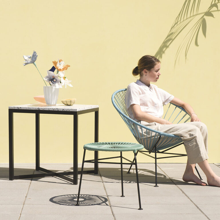 Small Confetti Dining Table | Terrazzo Top Table | OK Design